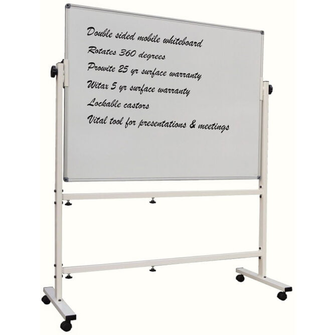 Acrylic Folding Single-sided Whiteboard - Multiple Sizes - Whiteboards NZ